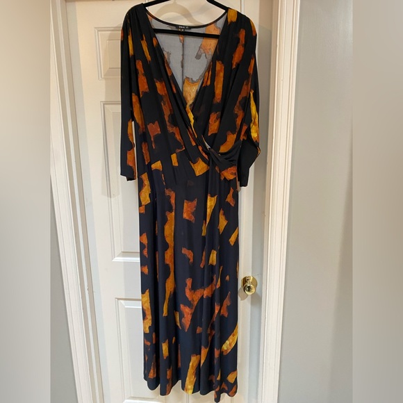 Vikki Vi | Dresses | Vikki Vi Faux Wrap Maxi Dress | Poshmark